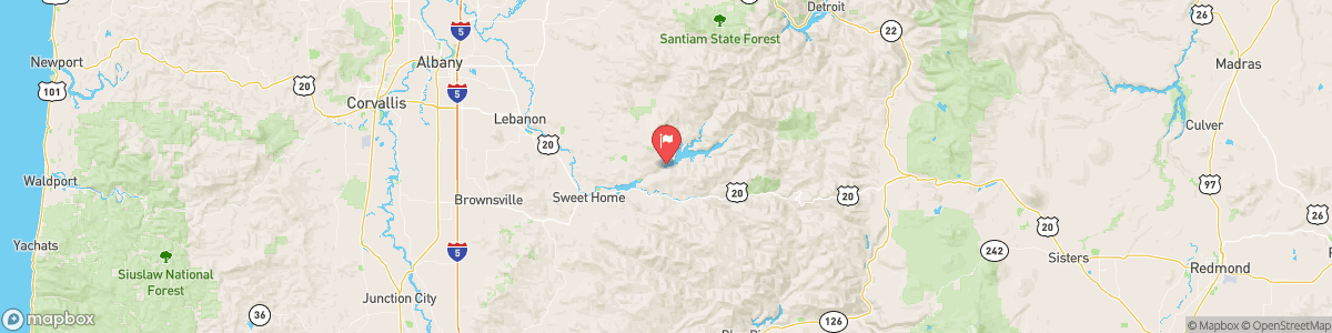 Green Peter Lake Near Foster Reservoir Report - Oregon | Storage ...