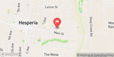 Hesperia California Map